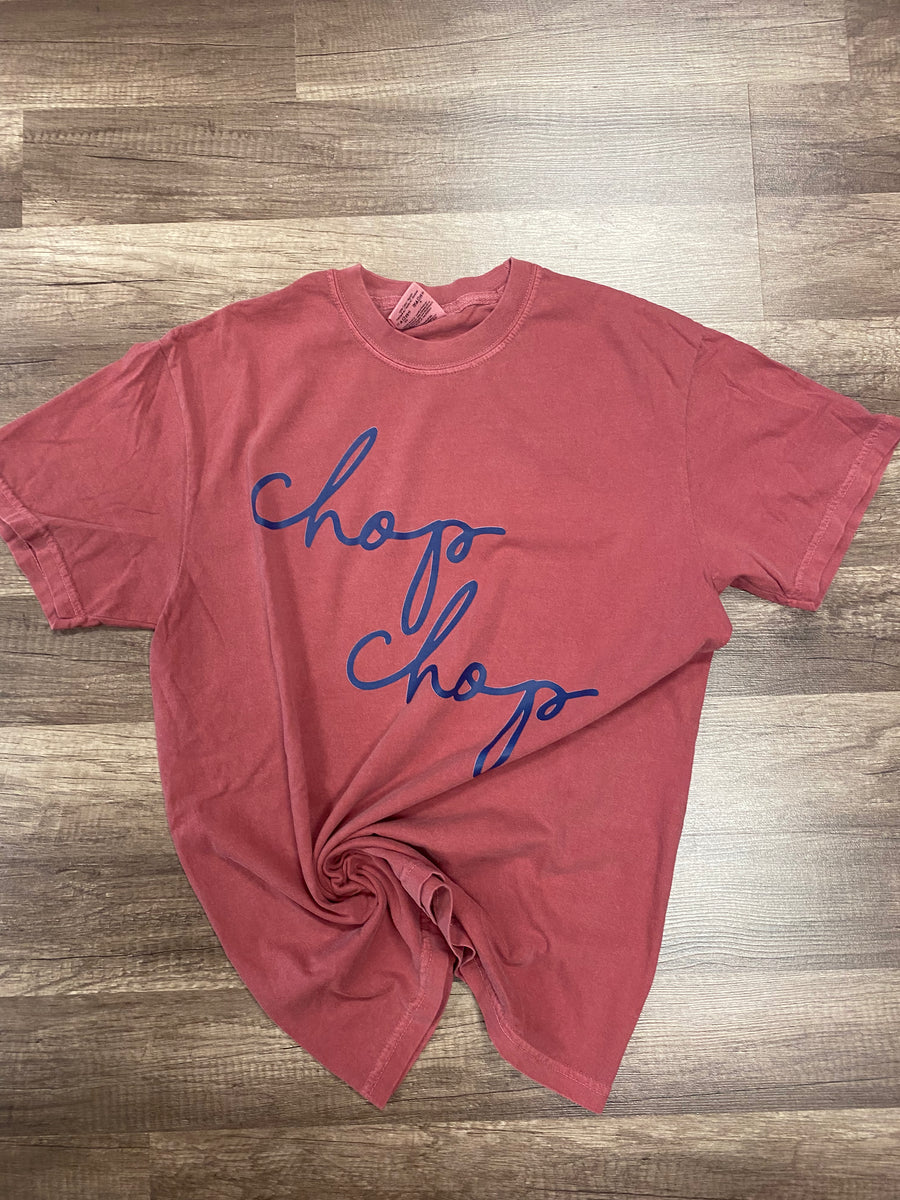 Braves chop chop cc tee – Downtown Southern Outfitters